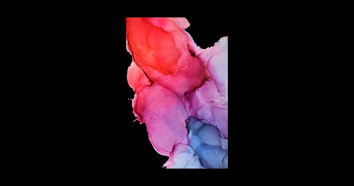 Bleeding Rainbow Blend - Alcohol Ink Painting - Blend - Posters and Art ...