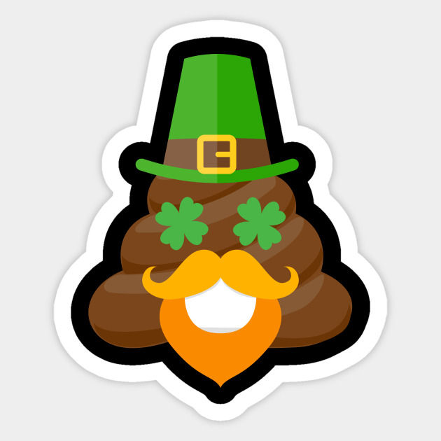 Leprechaun Poop Emoji Smiley Funny St. Patrick's Day Shirt - Leprechaun ...