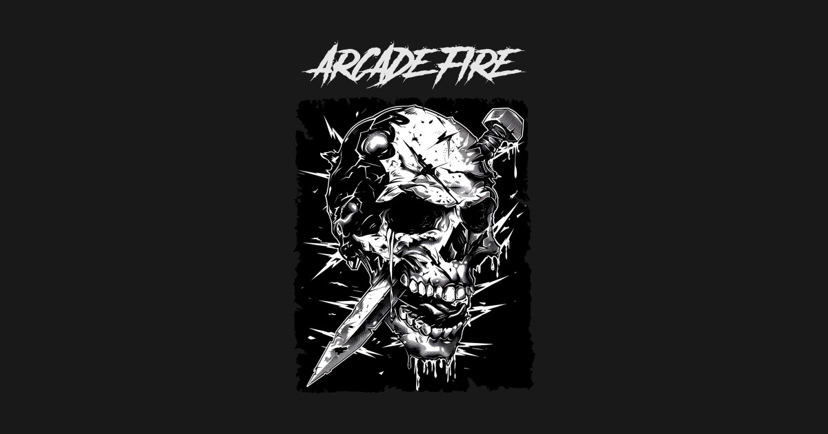 ARCADE FIRE MERCH VTG FAN ART - Arcade Fire Merch Vtg Fan Art - T-Shirt ...