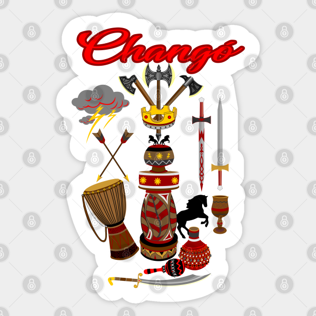 Changó - Chango - Sticker | TeePublic