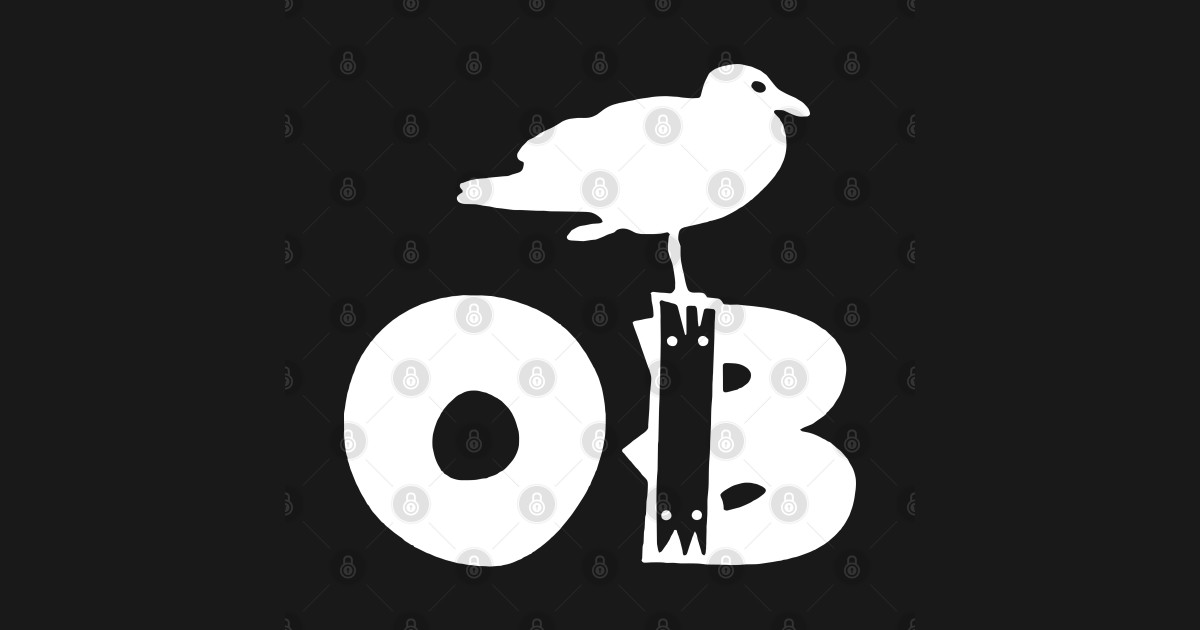 Ocean Beach Stumpy White - Ocean Beach - T-Shirt | TeePublic