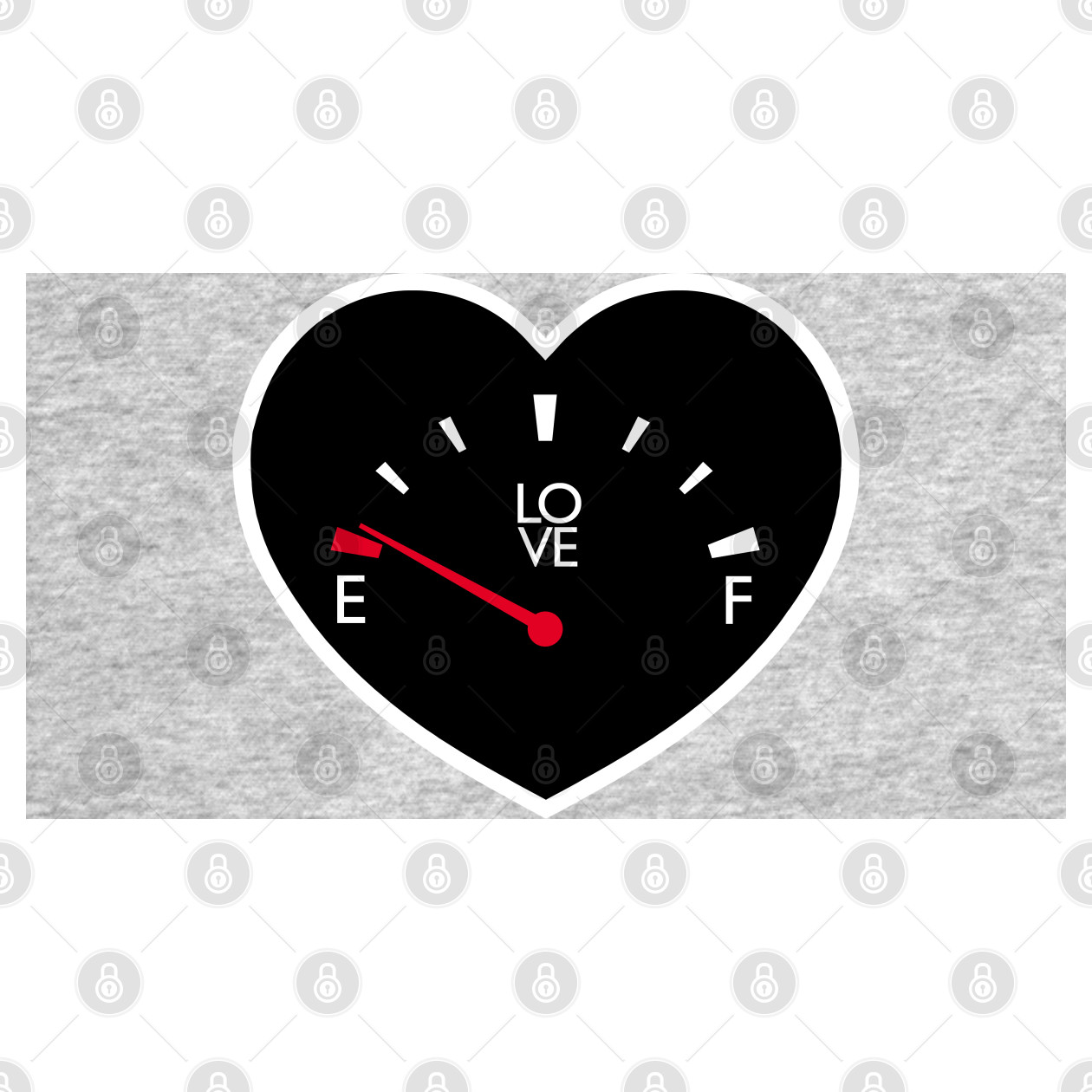 LOVE FUEL GUAGE EMPTY HEARTBROKEN - 2.0 - Broken Hearted Emo Moody Lost ...