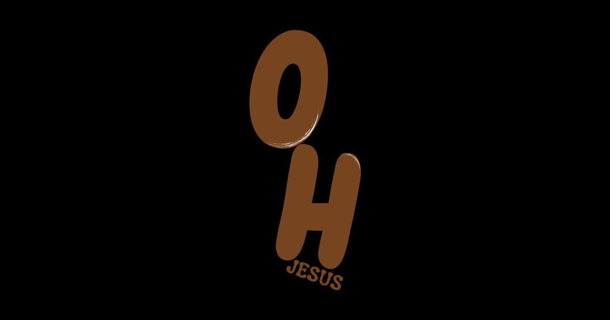 OH JESUS - Exclamation - Sticker | TeePublic