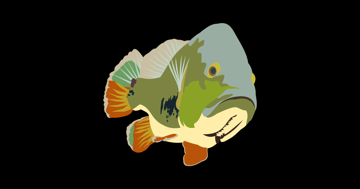 Peacock Bass - Fish - Sticker | TeePublic