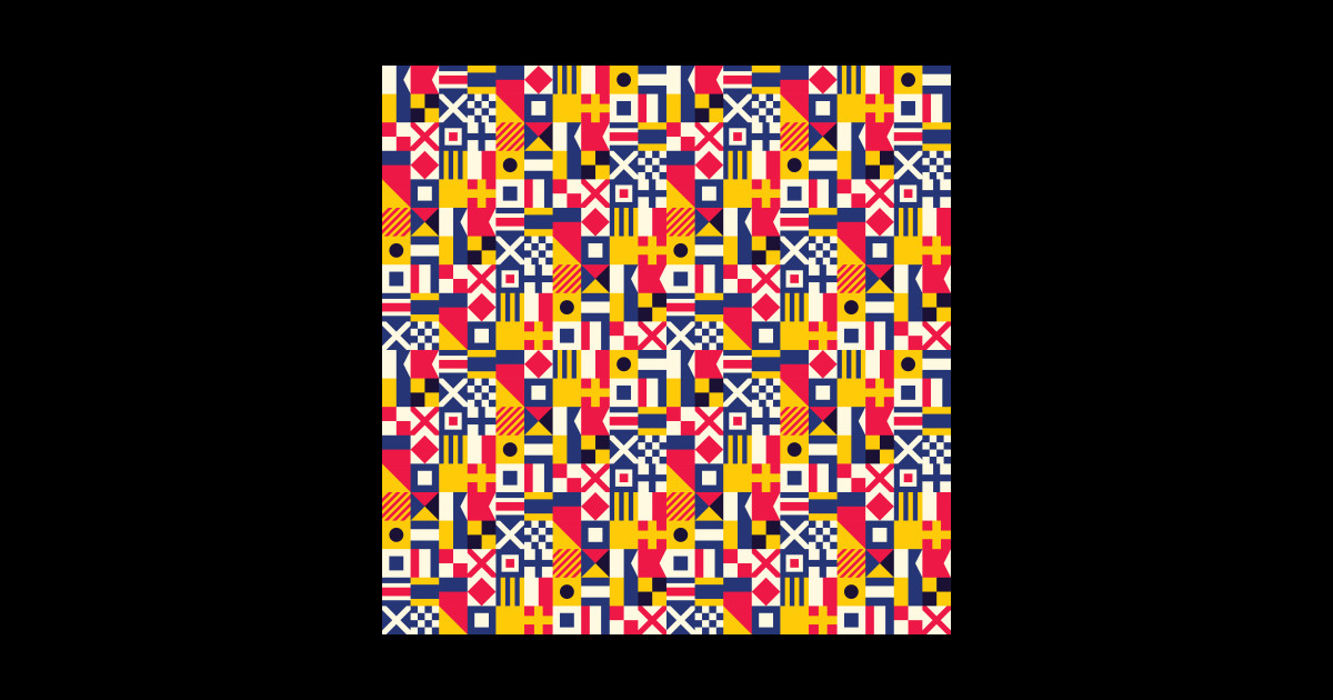 Flag Semaphore Pattern - Dive - Posters and Art Prints | TeePublic