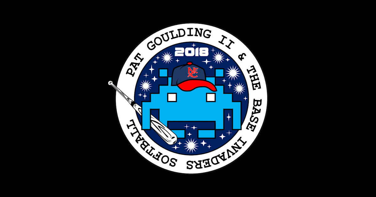 Sky Blue Base Invader Logo - Base Invaders - Sticker | TeePublic