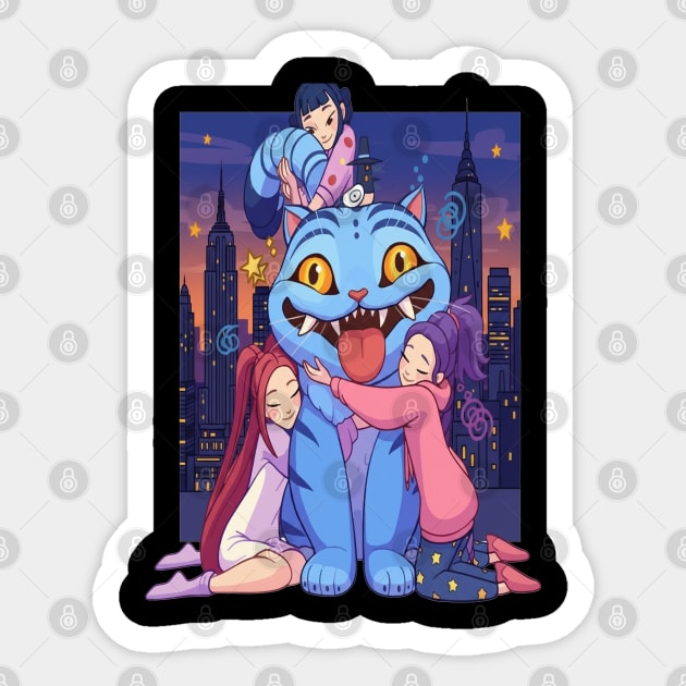 derpy tiger kpop demon hunters halloween - Derpy Tiger - Sticker ...