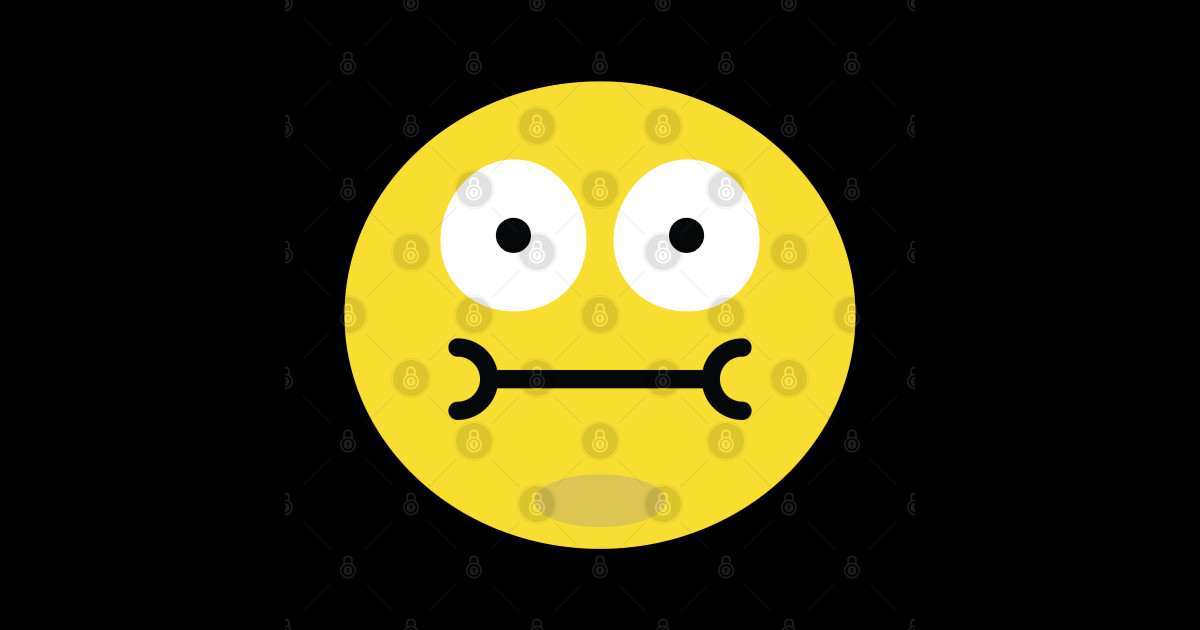 neutral face emoji - Neutral Face Emoji - Sticker | TeePublic