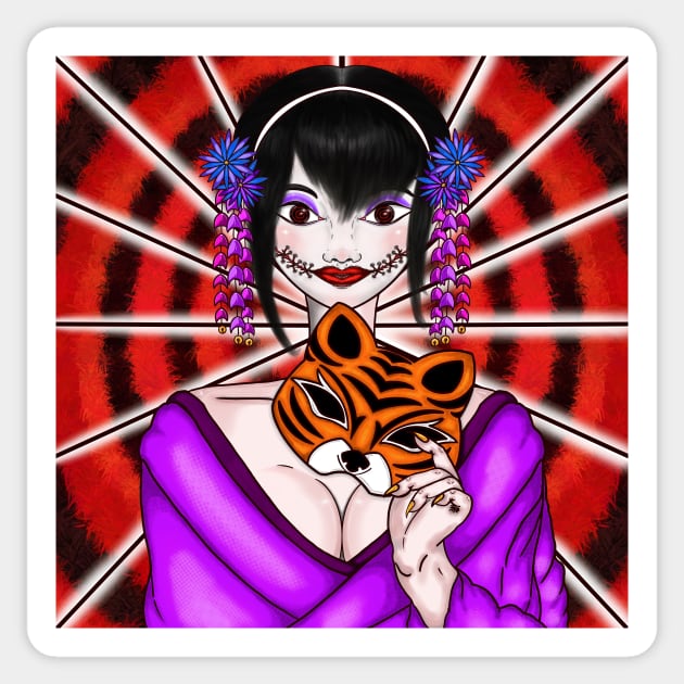 Am I Pretty - Horror - Sticker | TeePublic