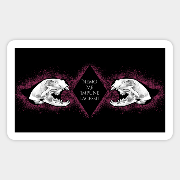 Nemo Me Impune Lacessit - Resist And Persist - Sticker | TeePublic
