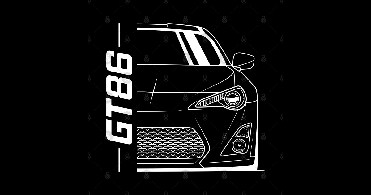 Front GT86 Pre MK1 JDM - Gt86 - Sticker | TeePublic