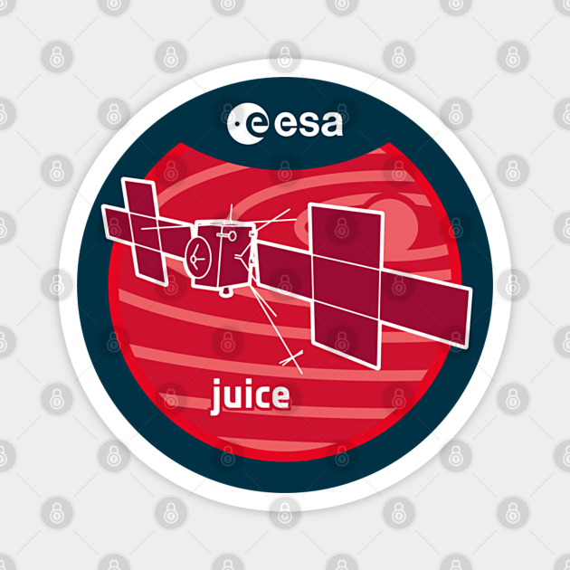 ESA Juice Logo Jupiter Icy Moons Explorer - Esa Juice Logo - Magnet ...