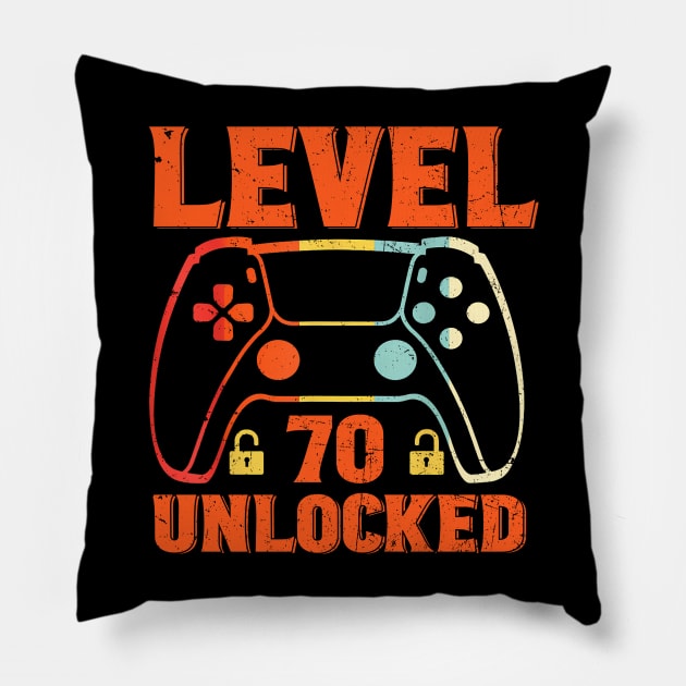 Level 70 Unlocked 70 Year Old Funny 70th Birthday - Level 70 Unlocked ...