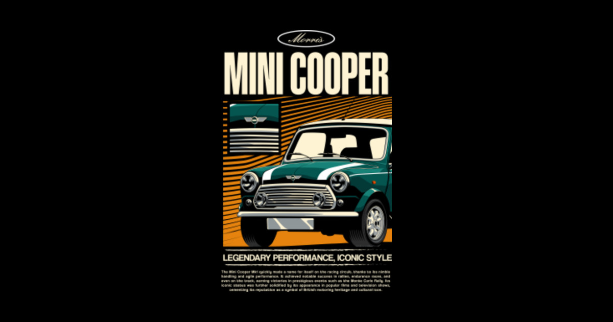 Mini Cooper MK1 1959 - Mini Cooper Mk1 Morris - Sticker | TeePublic