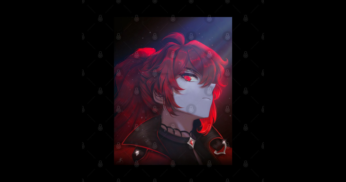 Diluc - Genshin Impact - Diluc - Posters and Art Prints | TeePublic
