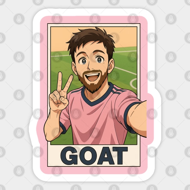 Selfie of a Legend - Lionel Messi - Sticker | TeePublic