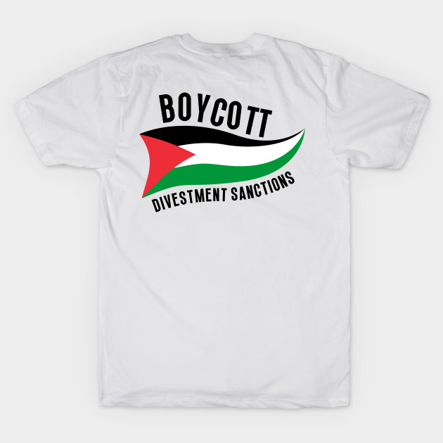 Boycott Divestment Sanctions - Flag - T-Shirt | TeePublic