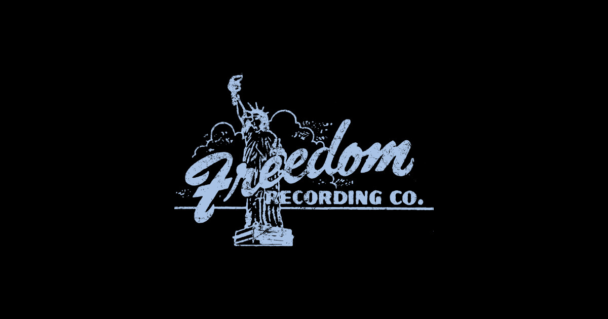Freedom records - Defunct Record Label - Sticker | TeePublic