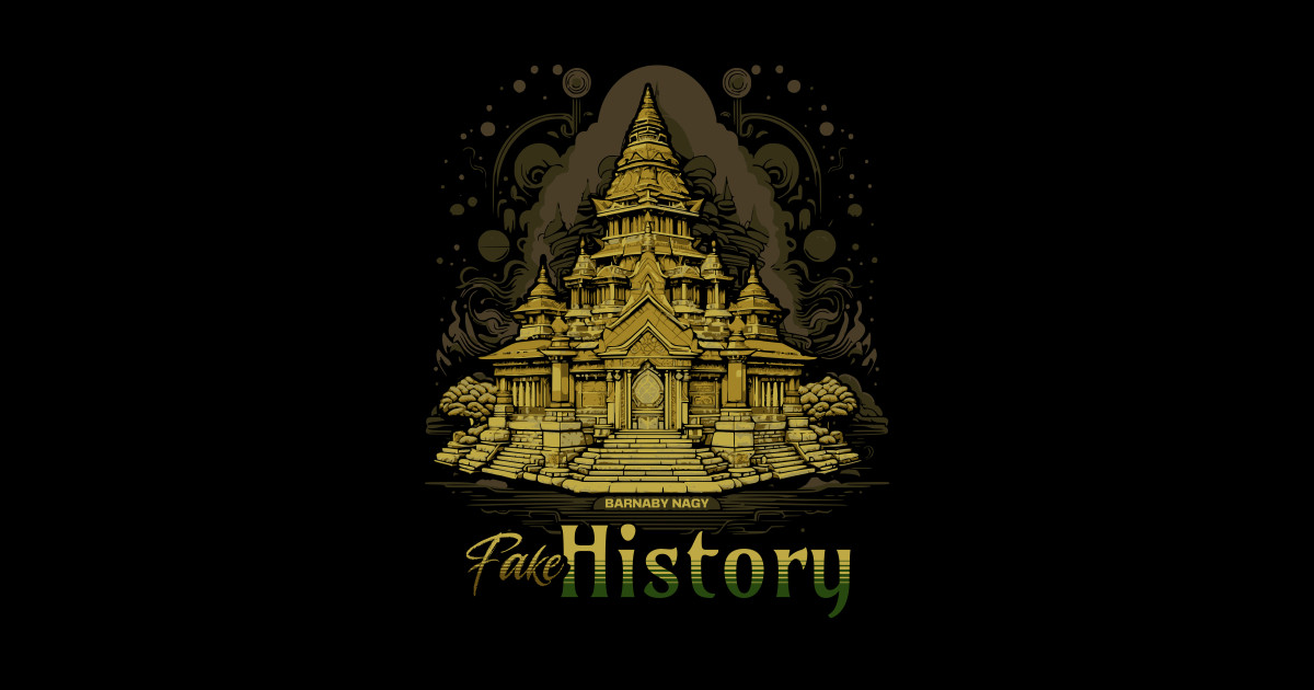 Fake History - Ancient Buildings - Ancient - Sticker | TeePublic