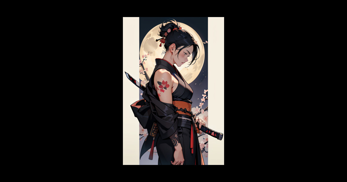female ronin - Ronin - Sticker | TeePublic