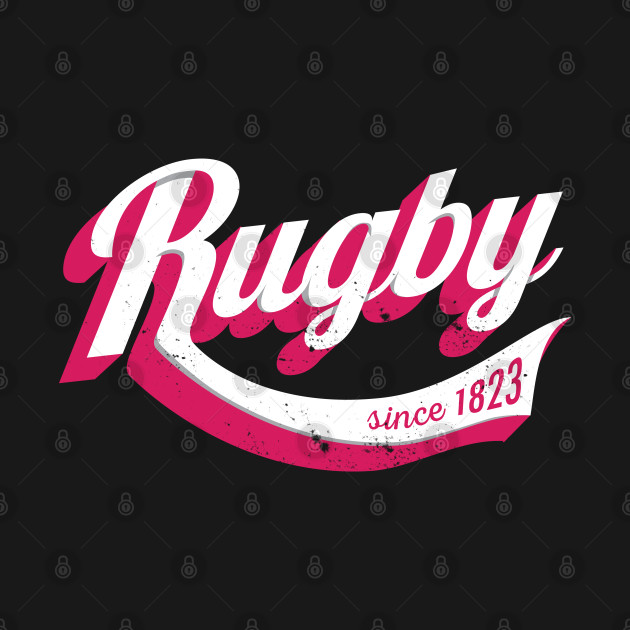 Cool rugby logo distressed - Rugby Logo Design - T-Shirt | TeePublic