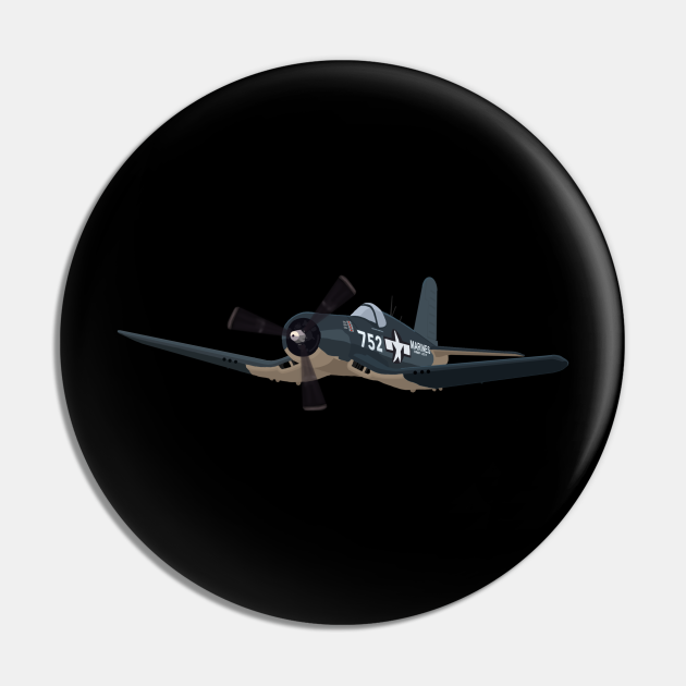 F4U Corsair - Corsair - Pin | TeePublic