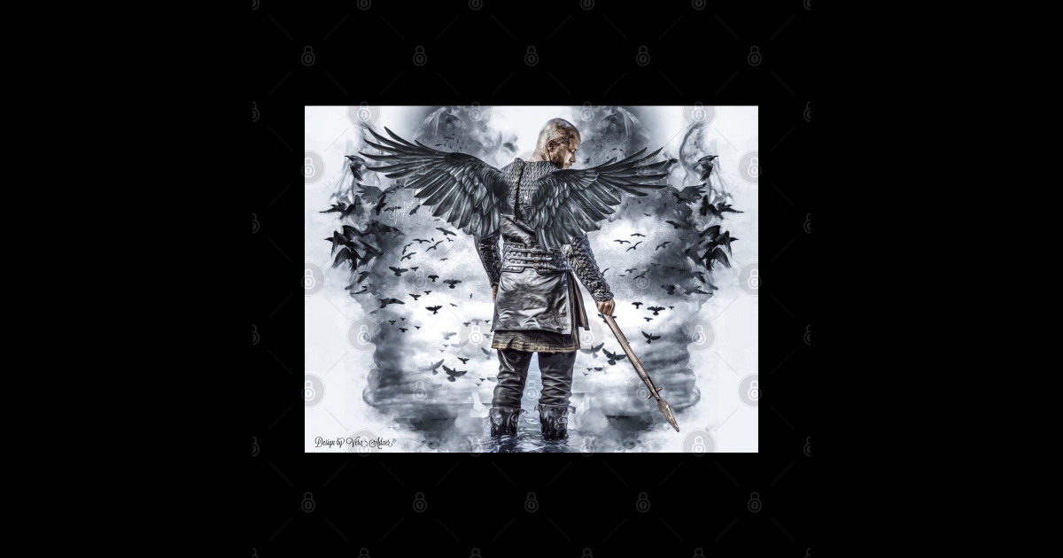 ragnar lodbrok road to valhalla - Fan Art - Sticker | TeePublic