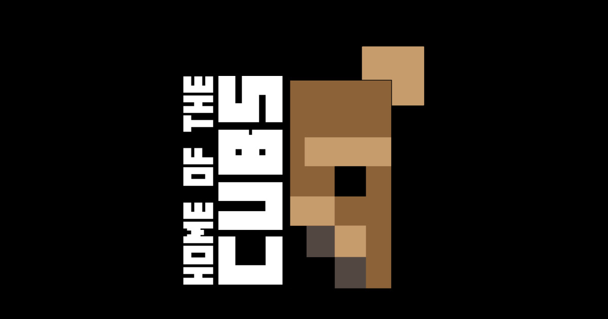 "Minecraft" Cub - Front Only - Tes Cub - Sticker | TeePublic