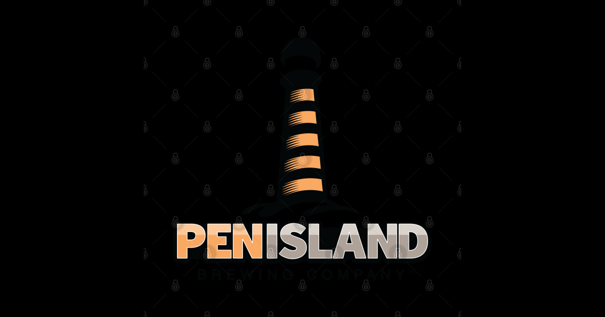 Pen Island Brewing Company - Pen Island - Sticker | TeePublic