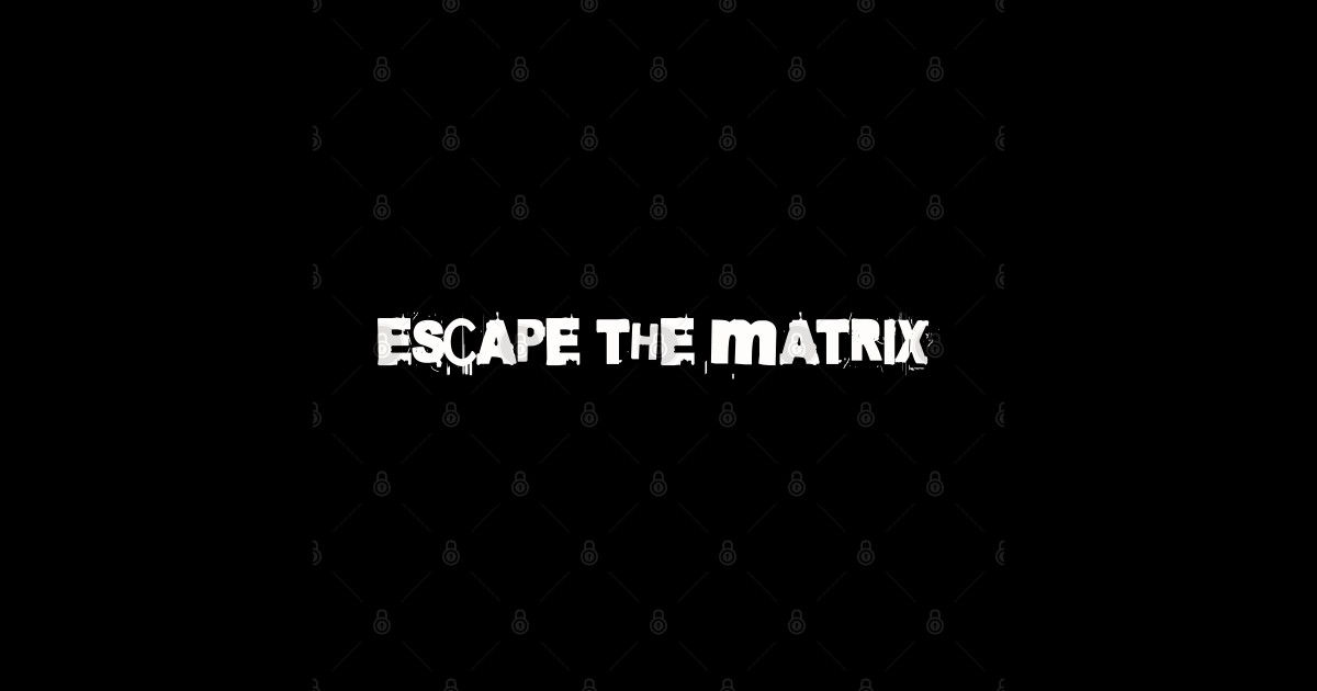 Escape the matrix - Andrew Tate - Sticker | TeePublic