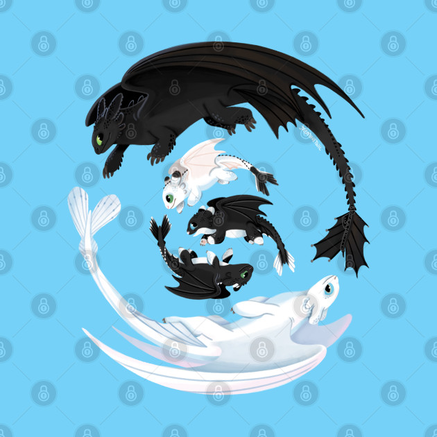 HTTYD- Toothless and Family - Toothless How To Train Your Dragon ...