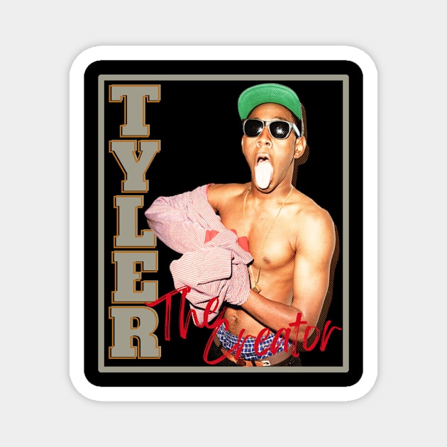 Tyler The Creator \/\ 90s Style Fan Design - Tyler The Creator - Magnet ...