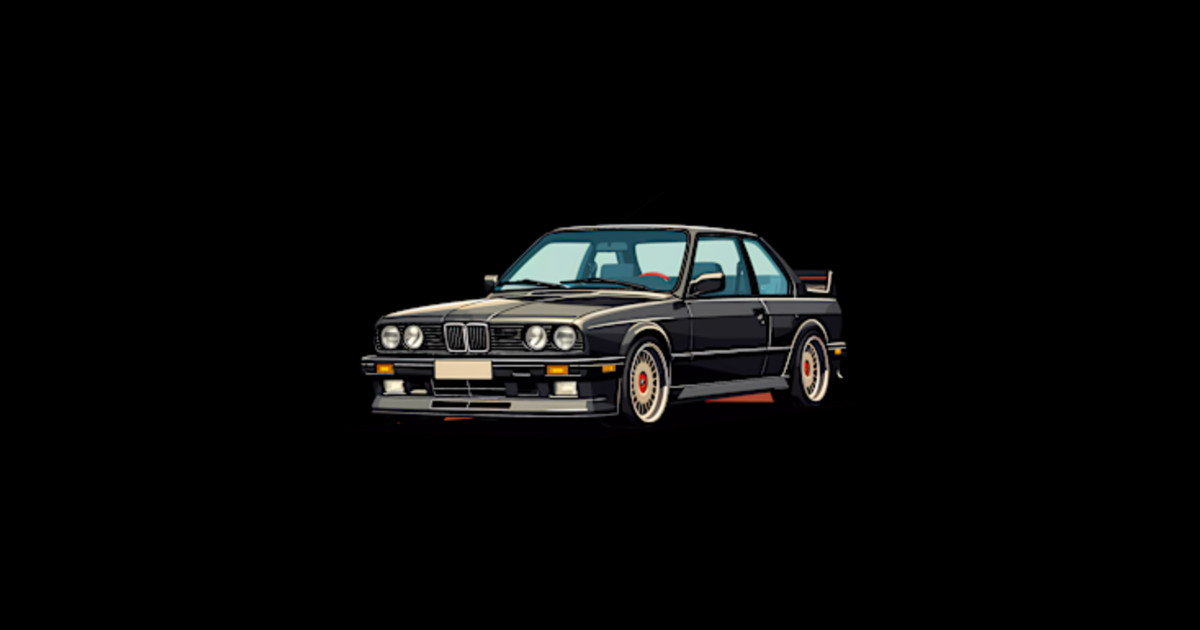 Black M3 E30 3 series - E30 M3 - Posters and Art Prints | TeePublic