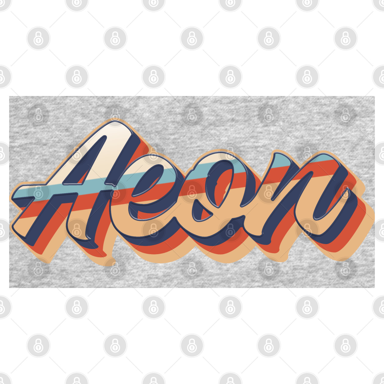 Aeon name - cool 70s retro font surf style design - Aeon Name Cool 70s ...