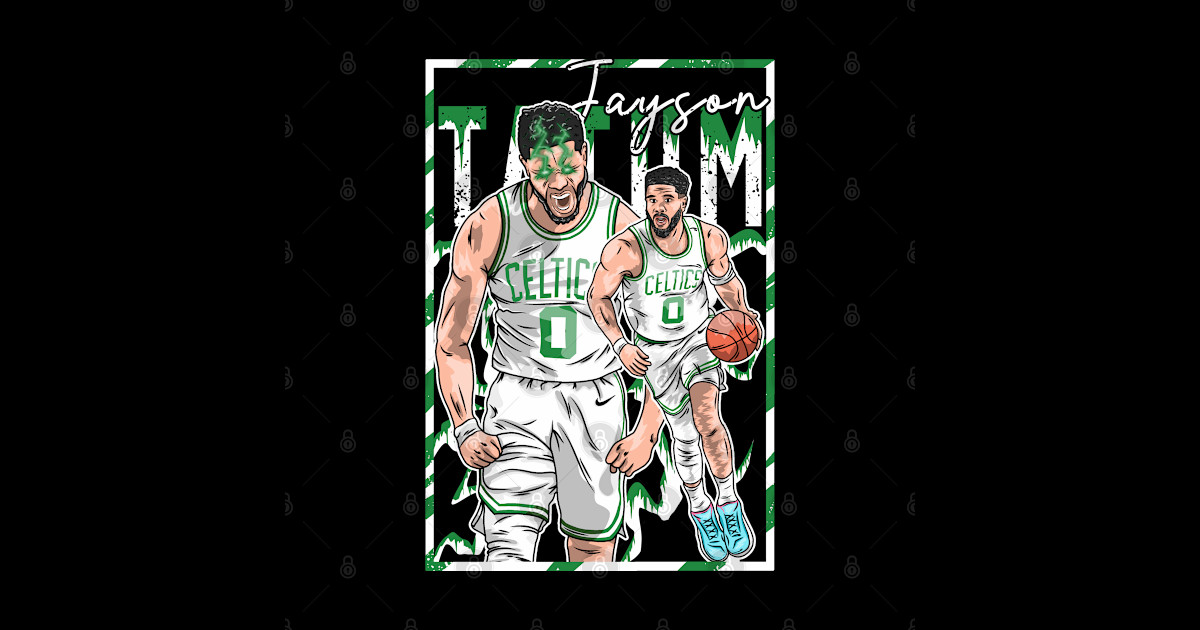 Jayson Tatum Boston Cartoon - Jayson Tatum - Sticker | TeePublic