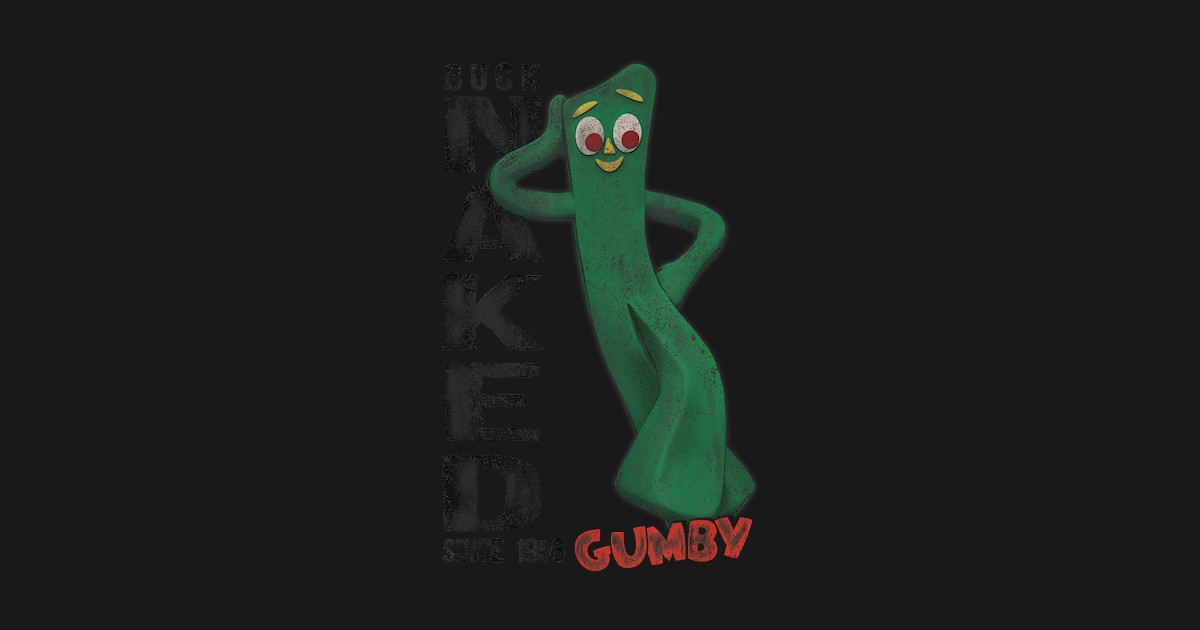 Buck Nacked Funny - The 90s Gumby Funny Show - T-Shirt | TeePublic