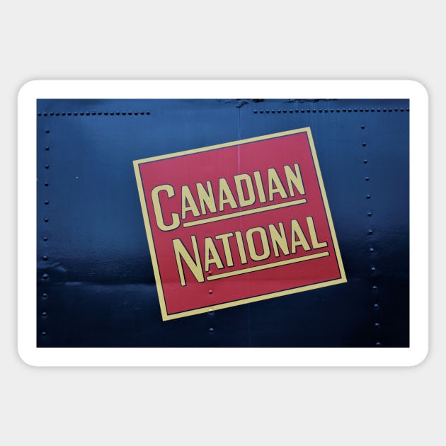 Canadian National logo - Canadian National - Sticker | TeePublic