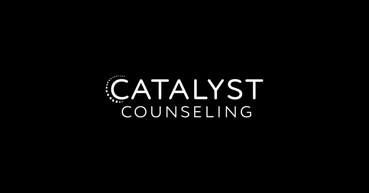 Catalyst White Front and Back - Catalyst Counseling - Sticker | TeePublic
