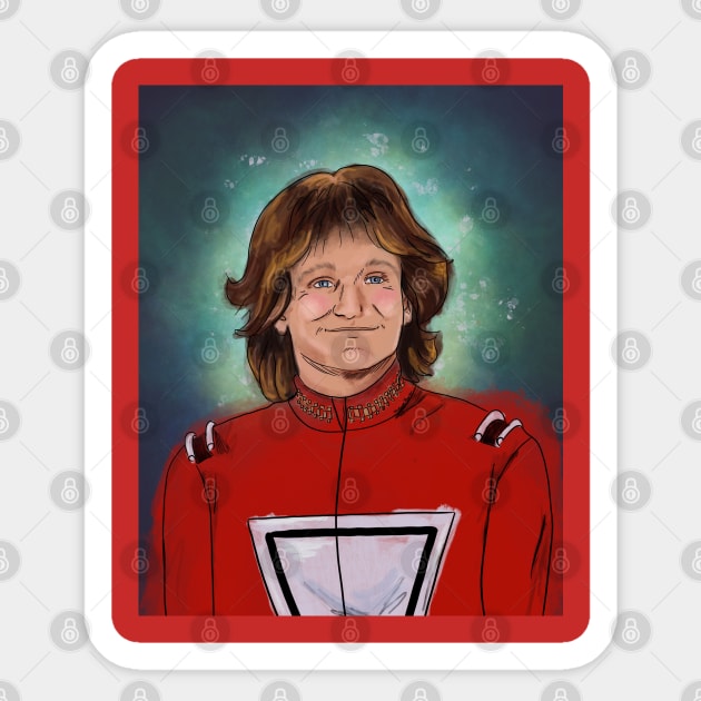 Mork from Ork - Mork - Sticker | TeePublic