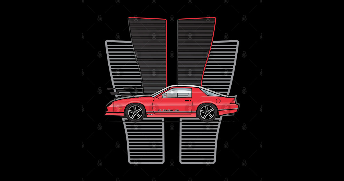 Red Iroc-Z - Irocz - Pin | TeePublic