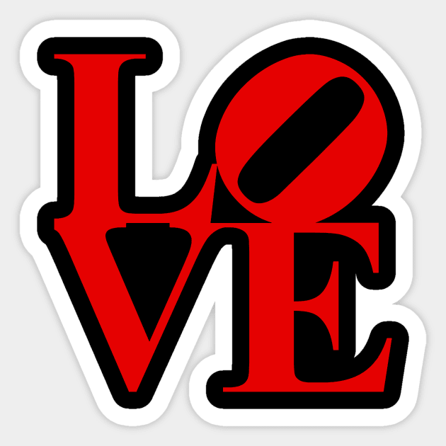 Love Philly Tee - Philadelphia - Sticker | TeePublic