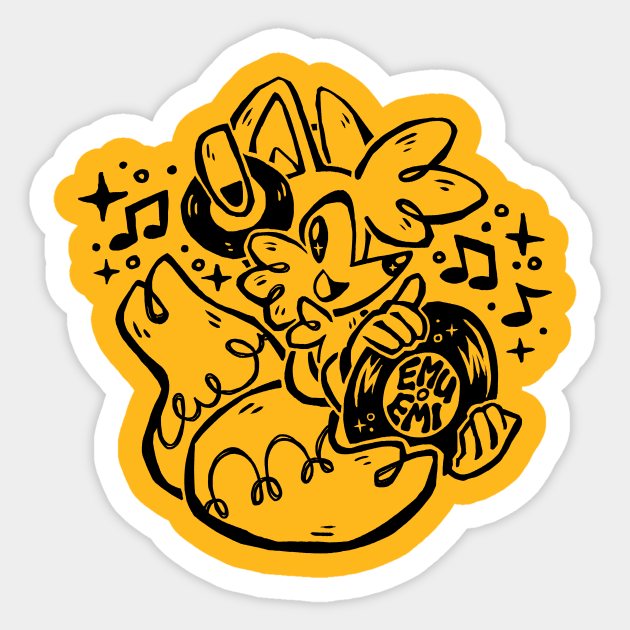 EmuEmi Pocket Shirt - Emuemi - Sticker | TeePublic