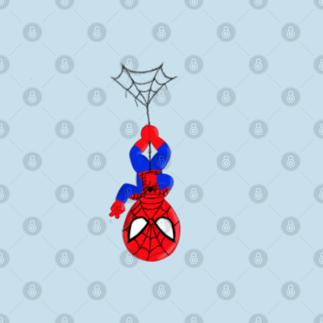 Hanging Spidey - Spider Man - Pillow | TeePublic