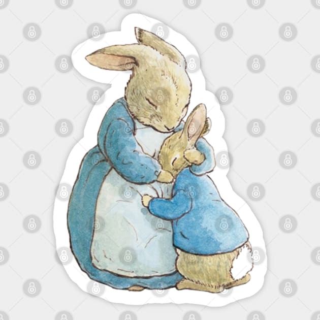 Peter Rabbit’s mother - Peter Rabbit - Sticker | TeePublic