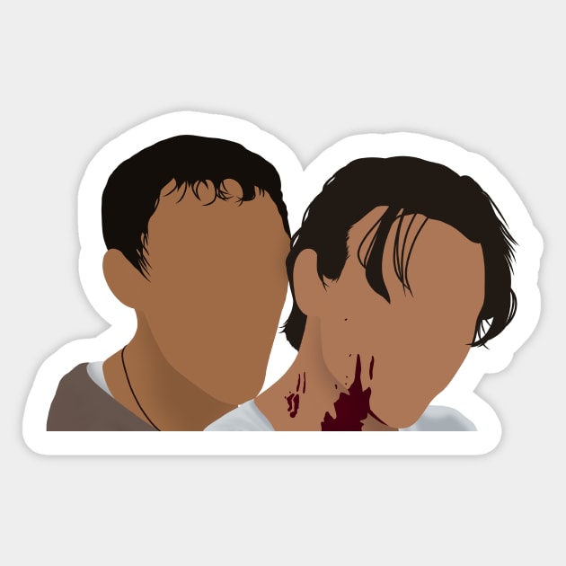 Billy and Stu - Scream - Sticker | TeePublic