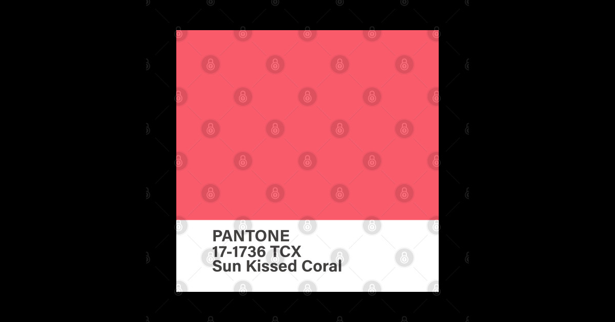 pantone 17-1736 TCX Sun Kissed Coral - Pantone 17 1736 Tcx Sun Kissed ...