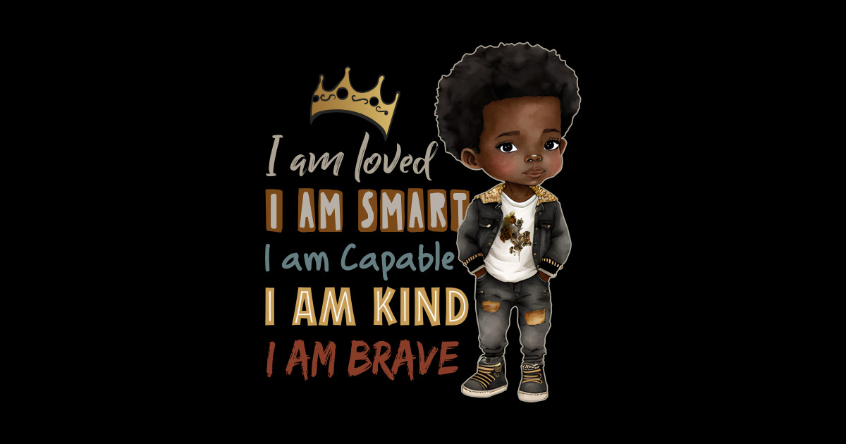 Positive Affirmations for African American Gift For Men Women - Black ...