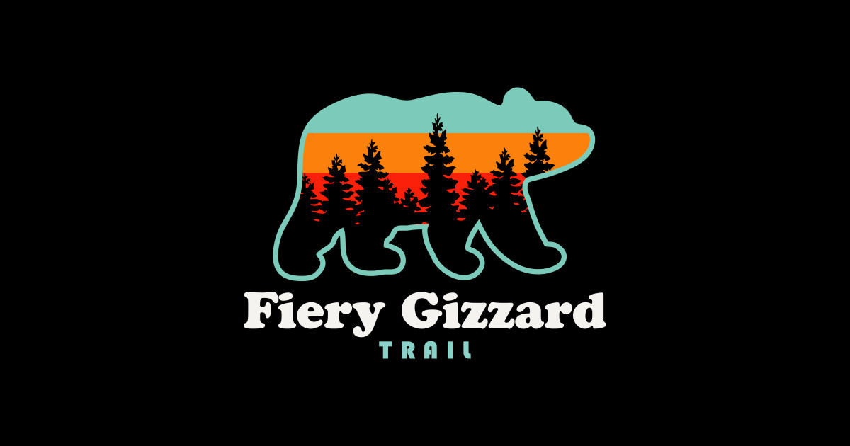 Fiery Gizzard Trail Camping Tennessee Bear Retro - Fiery Gizzard - Hat ...