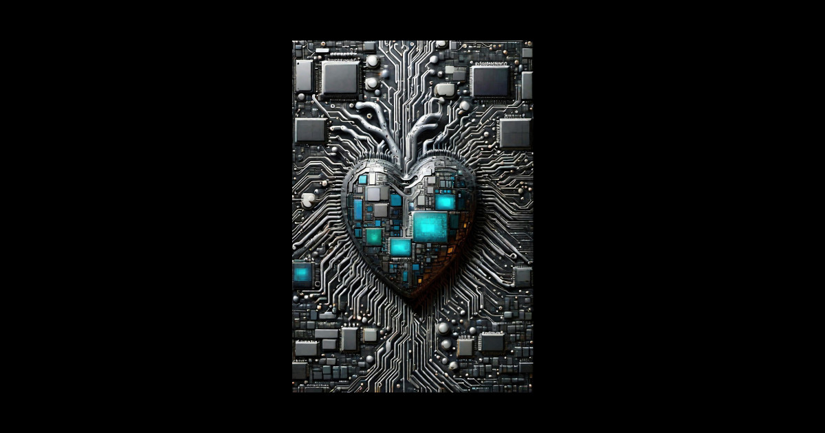 Valentine's Day CPU Motherboard Heart - Valentines Day Cpu Motherboard ...