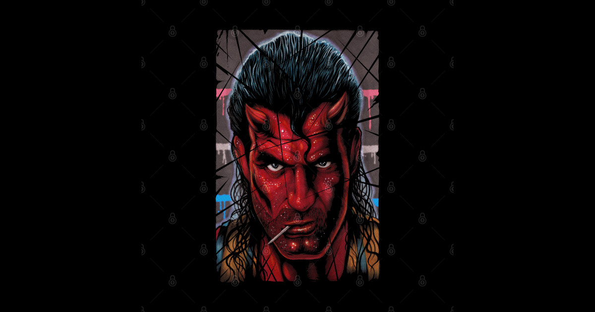 THE BAD GUY - Wwf - Sticker | TeePublic